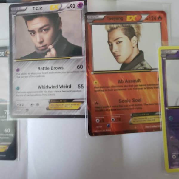 Monsta X Pokèmon Cards - Etsy