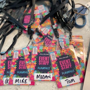 Personalised School LEAVERS PARTY Invitation Lanyard Card Class of 2024 ...