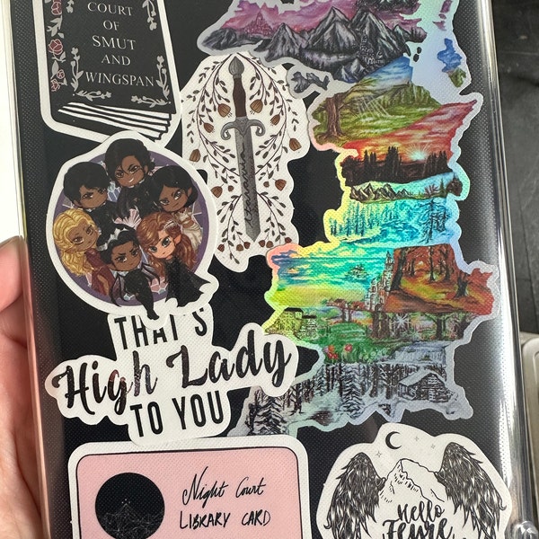 Prythian Map Sticker - Officially Licensed - ACOTAR Sticker ...