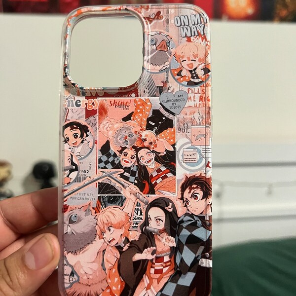 Japanese Comic Anime Manga Phone Case for iPhone 16 Promax iPhone 15 Pro iPhone 14 Mini Plus ...