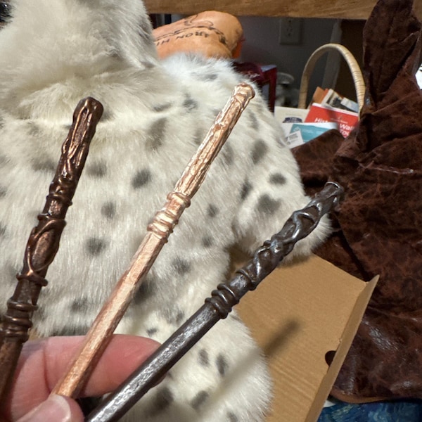 White Angel Wings Wizard Wand, Wood Magic Wand, Fantasy Wand, Master ...