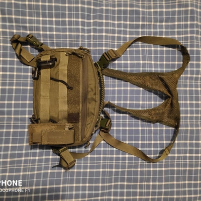 Chest Pack Chest Rig Chest Bag Molle Kit Bag Hiking Cordura Handmade ...