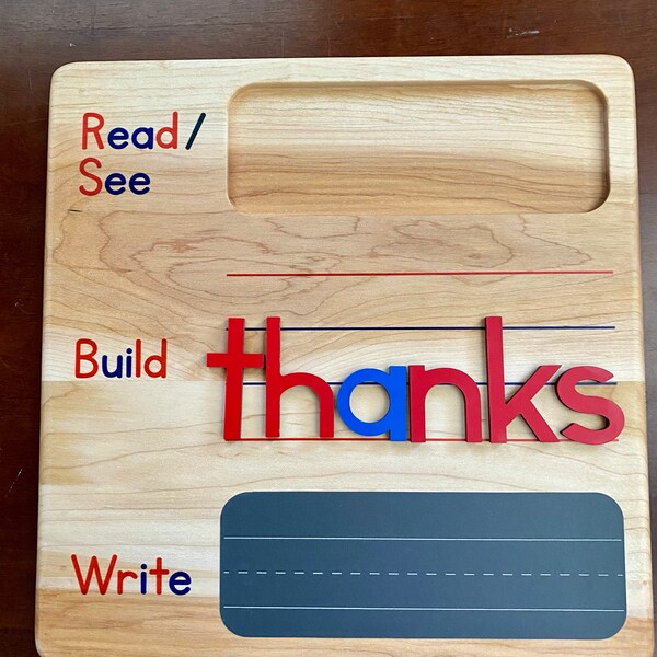 Read Build Write Board Spelling Board Writing Board CVC Word Building ...