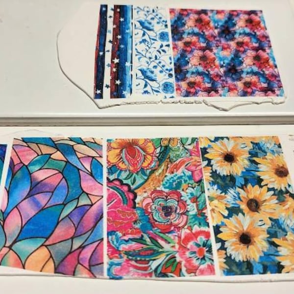 Wildflower Floral Water Soluble Clay Transfer Paper #F14, Spring Clay ...