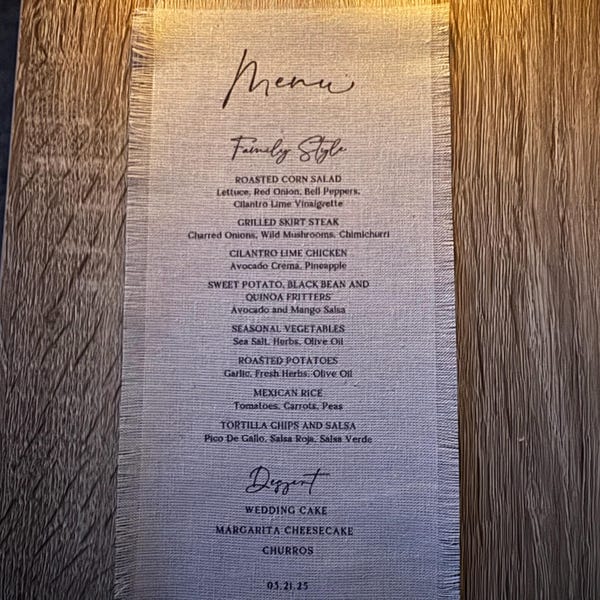 Linen Menu, Dusty Pink, Oval Menu, Wedding Linen Menu, Modern Menu ...