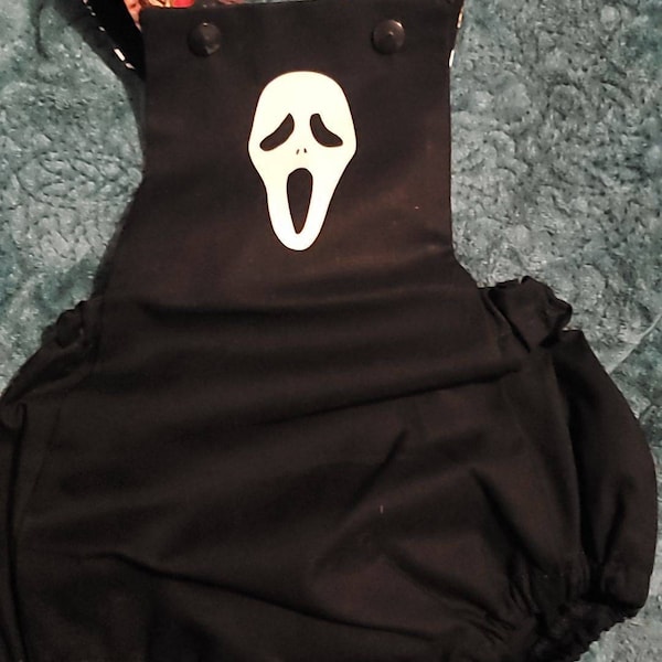 Scream Horror Overall Romper Jumpsuit - Etsy