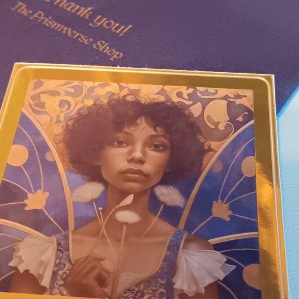 BLACK MERMAID STICKER Melanin Mermaid Sticker Black Girl Magic Sticker ...