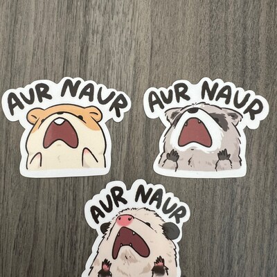 Aur Naur Cute Sticker Series 4 Funny Sticker Koala Sloth Elephant Gifts ...