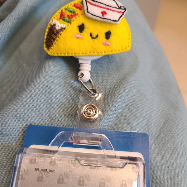 Taco Reel Badge-taco Reel-taco Badge-taco Tuesday Gift -cafeteria ...