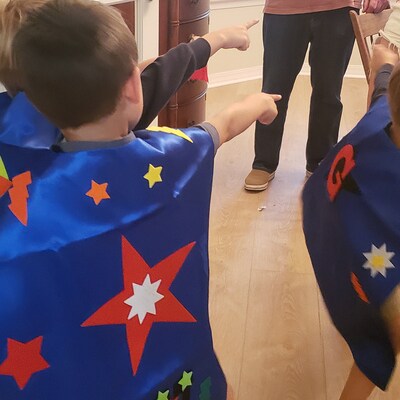 DIY Superhero Cape Decorating Kit. Super Hero Party Activity. Full Kit ...
