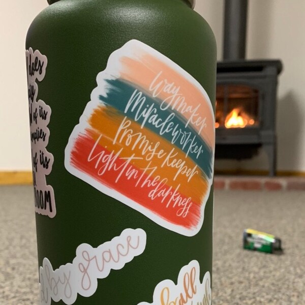 Waymaker Sticker Religious Christian Stickers Faith Bible Journal ...