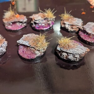 LAVA FLOW Custom Miniature Bases | Etsy