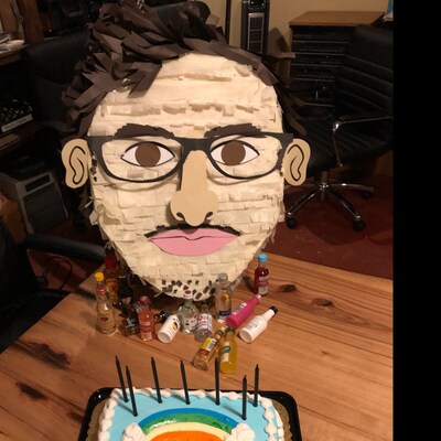 Custom Face Piñata, Custom Piñata, Portrait Piñata, People Piñatas ...