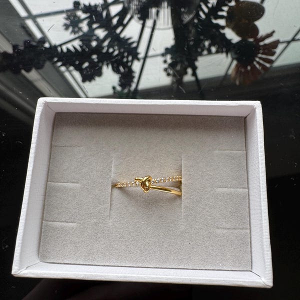 KNOT Ring, Dainty Delicate, Rings for Women, for Her, Gift for ...