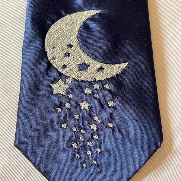 Phases of the Moon With Stars - Large Machine Embroidery Design. 3 ...