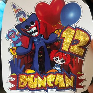 Printable Five Nights at Freddy's Cake Topper, Birthday Party Cake ...