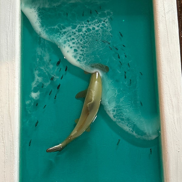 Resin Mirror framed Water With a Star - Etsy