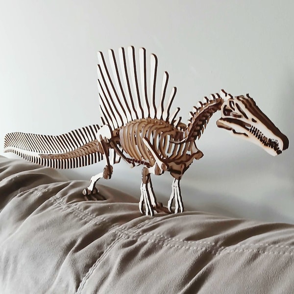Spinosaurus Skeleton .dxf Digital File Template for Laser Cutting. - Etsy