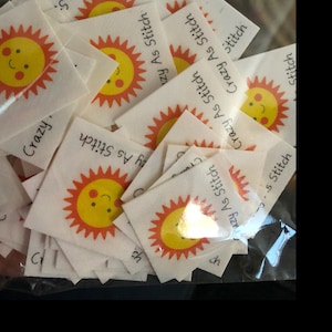 75 Rainbows and Sunshine Personalized Name Labels Children's Clothing ...