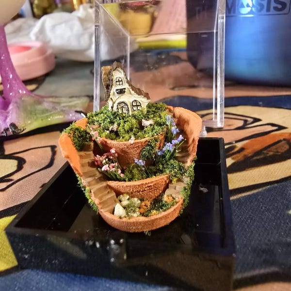 DIY KIT | Miniature Fairy Witch Desk | Dollhouse Apothecary Desk ...