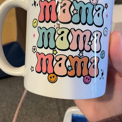 Mama Mug Retro Mug Boho Mom Coffee Mug Mama Mug Gift for Mom Custom ...