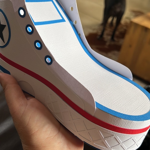 3D Sneaker Gift Box SVG 3D Canvas Sneaker Box Trainer Gift Box for ...