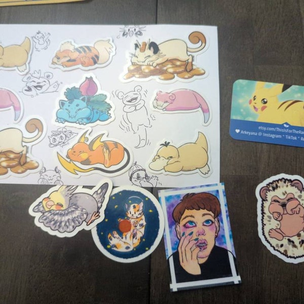 Cute Psyduck Squish Faced Sticker, Kawaii Duck Sticker, Psyduck Laptop ...