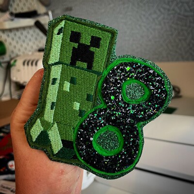 Enderman Video Game Embroidery Design - Etsy