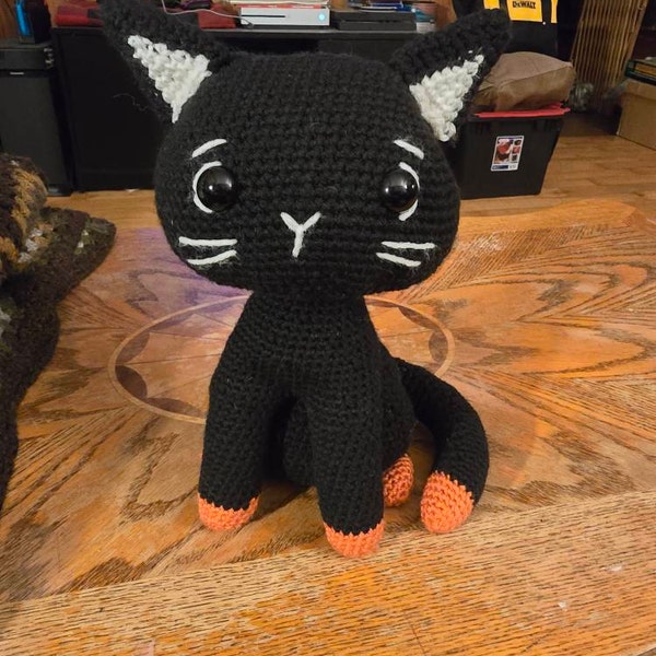 Tabby Cat Crochet Pattern | Amigurumi Ginger Kitty - Etsy