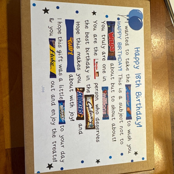 TEA Hug in a Box, Letterbox Gift, Cheer Up, Pick Me Up, Afternoon Tea ...