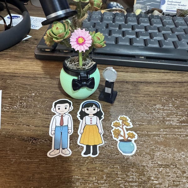 Maybe Happy Ending Hwaboon Broadway Musical Mini Desk Plant Ornament - Etsy
