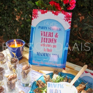 Mediterranean Style Party Invitation, Editable Party Invitation ...