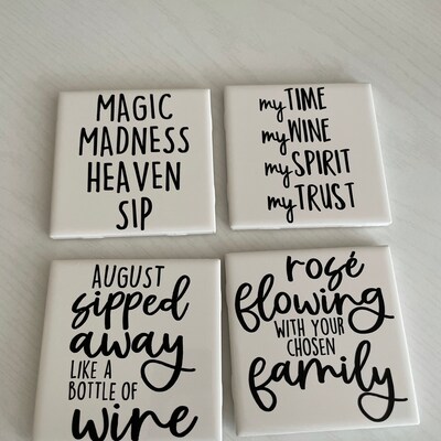 Lake Life Coaster Set - Etsy