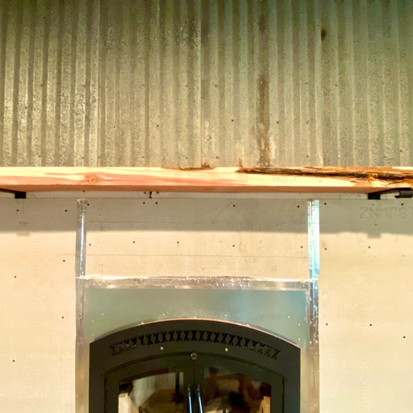 Rustic Curved Steel Shelf Bracket. Extremely Heavy Duty. Hand Bent ...