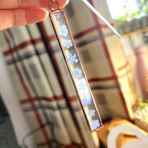 Personalised Stained Glass Pressed Flowers Initial Frame - Etsy