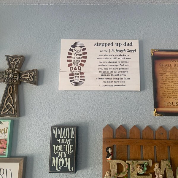 Personalized Gift Firefighter Poster for Dad, Custom My Hero My ...