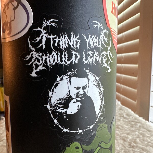 I Think You Should Leave Metal Crop Hoodie | ITYSL | Tim Robinson - Etsy