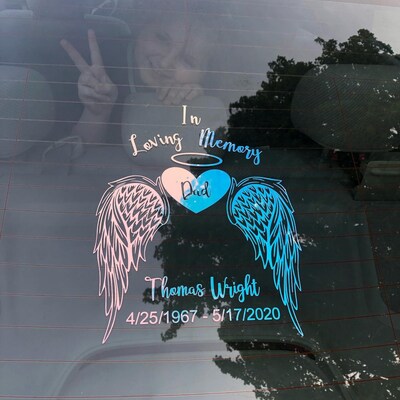 In Loving Memory Decal - Etsy