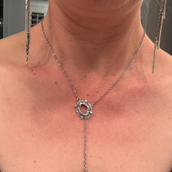 Decorative Necklace, Keyhole, Y Necklace, Unique Jewelry, Gift Idea - Etsy
