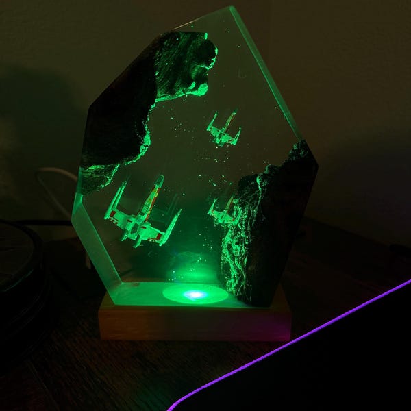 Nuclear Explosion Bomb Diorama, Model LIGHT Night Lamp Nuke Fallout ...