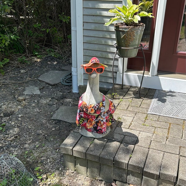 Christmas Goose Outfit/goose Outfits/porch Goose/lawn Goose/large Goose ...
