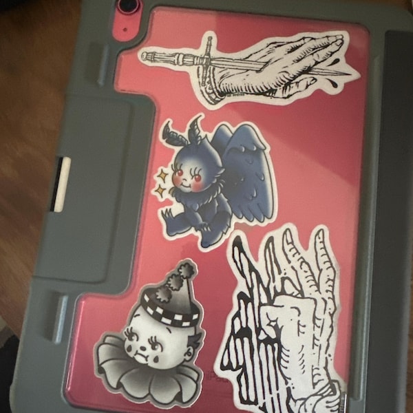 Kewpie Mothman Sticker, Halloween Kewpie, Mothman Sticker, Kewpie Doll ...
