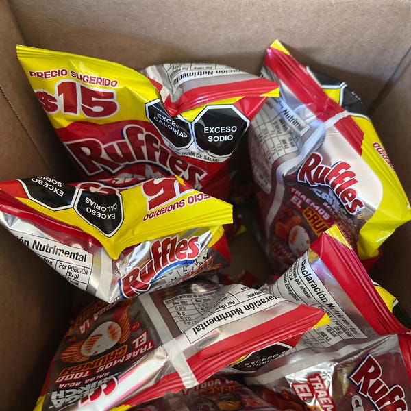 Cheetos XTRA Flamin' Hot Sabritas Mexican Chips (5 BAG BOX) 55 Grams - Etsy