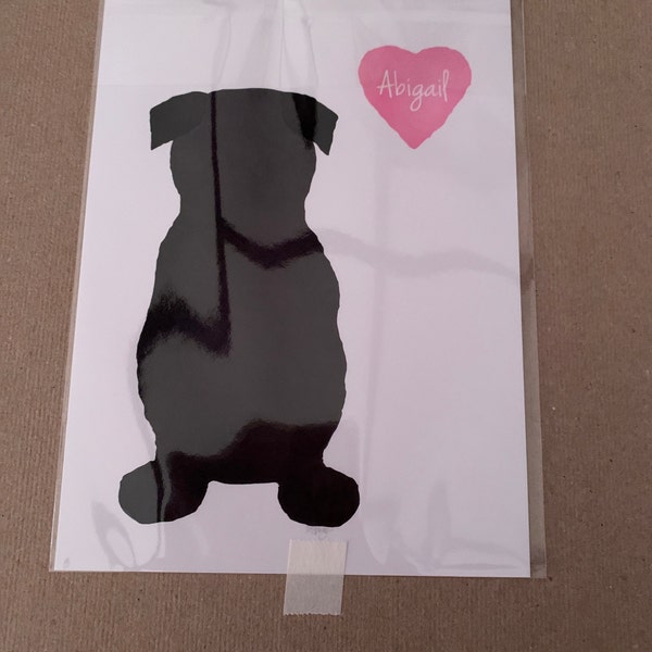 Pug Memorial Gift, Pug Sympathy Gift, Pug Art, Personalized Pug Print ...