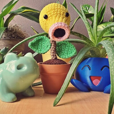 Bellsprout Amigurumi Crochet Pokemon PATTERN ONLY - Etsy