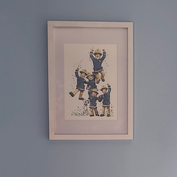 Fireman Sam Friends Fireman Sam Print Fellow Firefighters Sam Tan ...