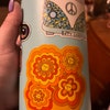 Glossy Groovy Flower Power Sticker - Etsy