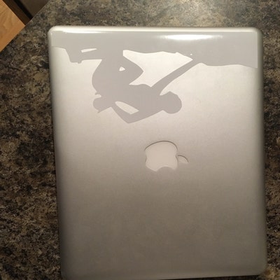 Great White Shark Decal, Computer Decal, Computer Sticker, Laptop Decal ...