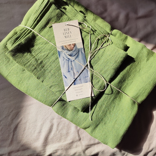 Bed Linen Set, Washed Linen Bedding, Linen Gift Set, Duvet Cover With ...