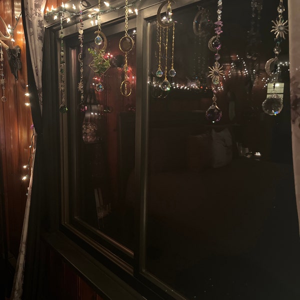 Butterfly Crystal Suncatcher for Window, Crystal Sun Catcher, Window ...